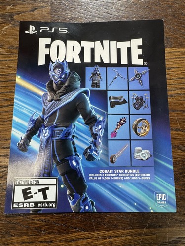 Fortnite Cobalt Star Bundle + 1000 V-Bucks PS5 NTSC USA Code | eBay