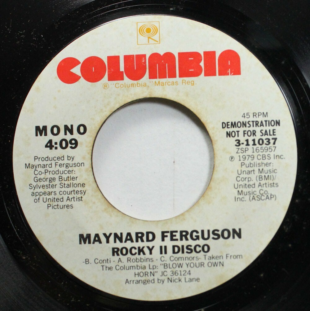 Pop Promo 45 Maynard Ferguson - Rocky Ii Disco / On Columbia | eBay ...