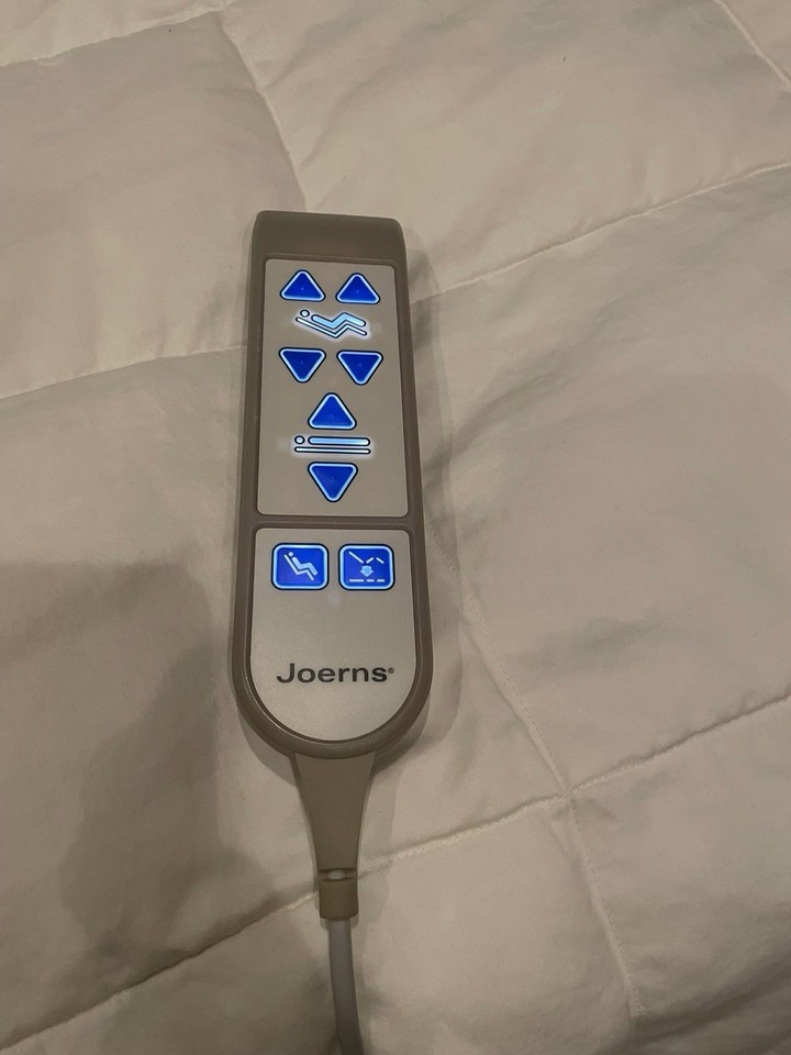 Selling Joerns Hospital Bed Twin Extra Long Steel Frame with Mattress ...