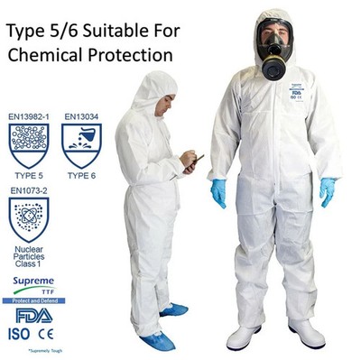 Disposable Coveralls Overalls Boiler Paper Protective Suit Painter ...