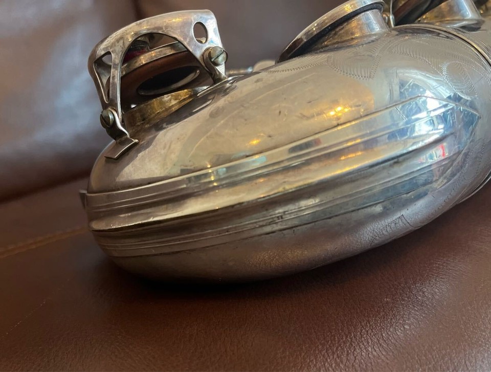 H.Selmer MK6 SP Selmer Mark 6 Tenor Saxophone Silver Plate 210,000 ...