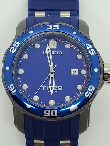 INVICTA TI-22 Titanium 24J Automatic 23558 Tritnite Night Glow Diver ...