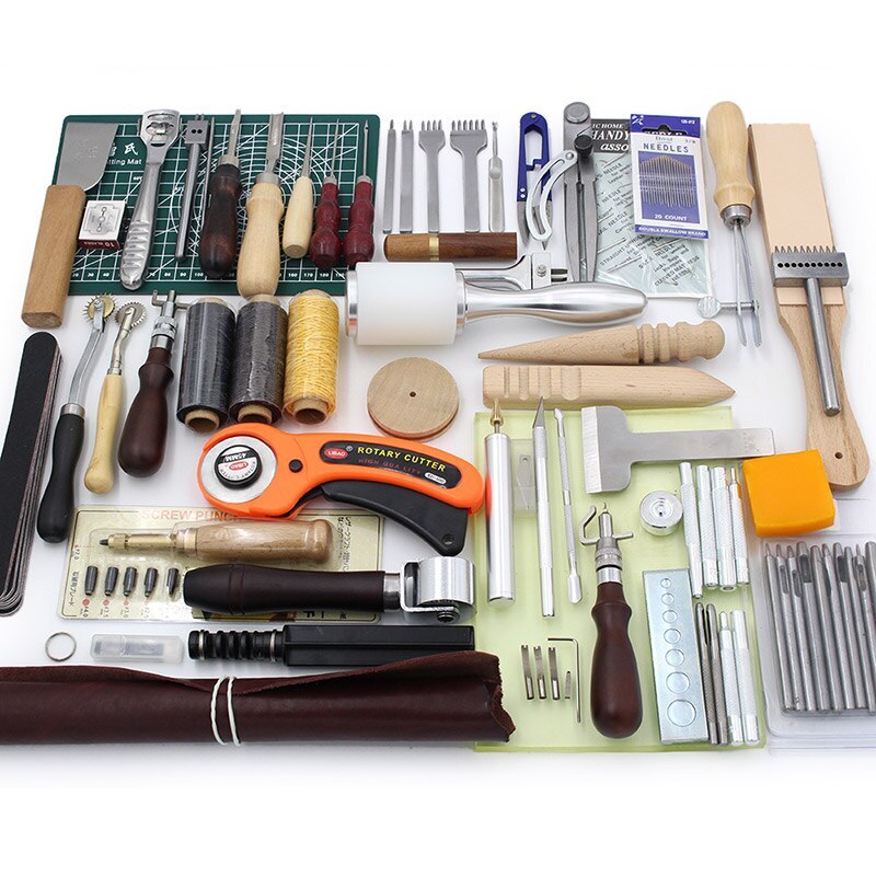 High quality leather craft sewing handmade DIY Groover Awl Edge Creaser ...