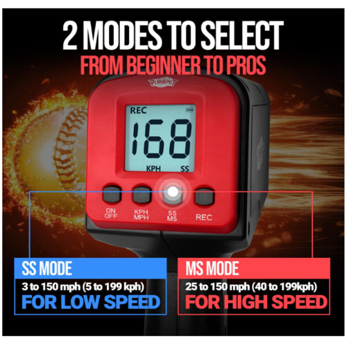 Baseball Radar Gun - Speed Sensors Baseball Speed Training Equipment ...