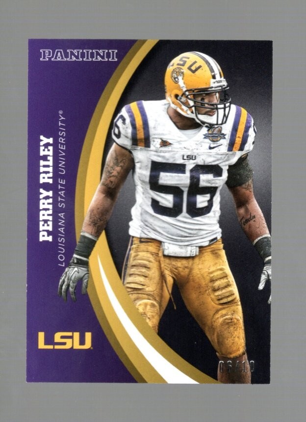2015 PANINI LSU TIGERS MULTI-SPORT PERRY RILEY #50 BLACK 06/10 | eBay