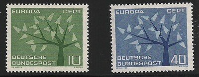 Germany Scott #852-53, Singles 1962 Complete Set FVF MNH | eBay