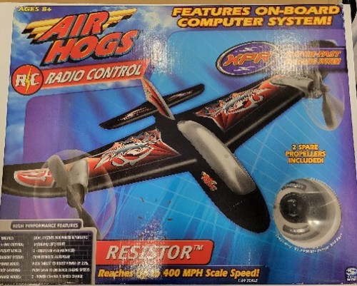 Air Hogs R/C RADIO CONTROL XPR Resistor Plane 1:24 Scale 640kph Fast ...