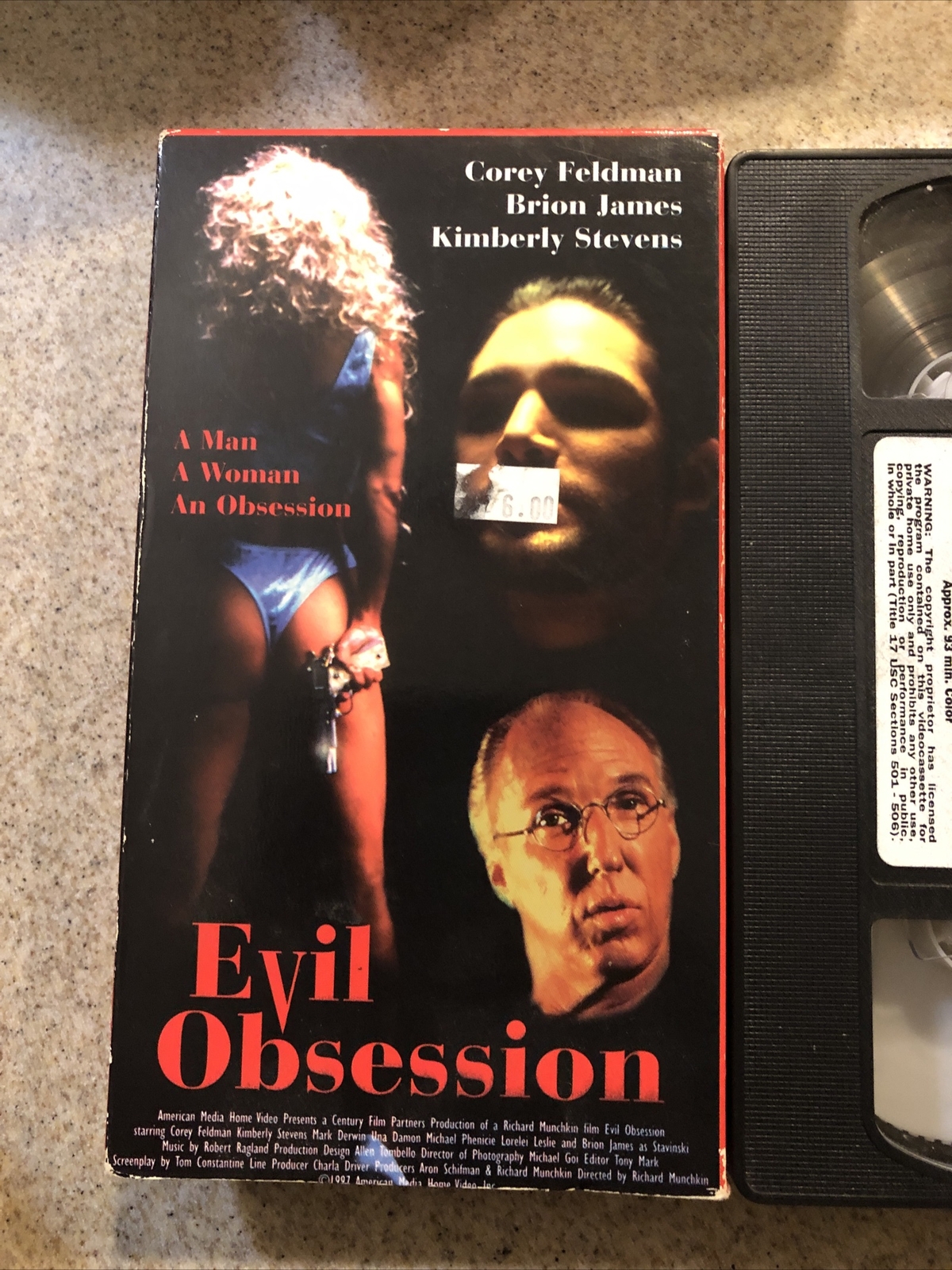 corey feldman EVIL OBSESSION kimberly stevens VHS VIDEOTAPE | eBay