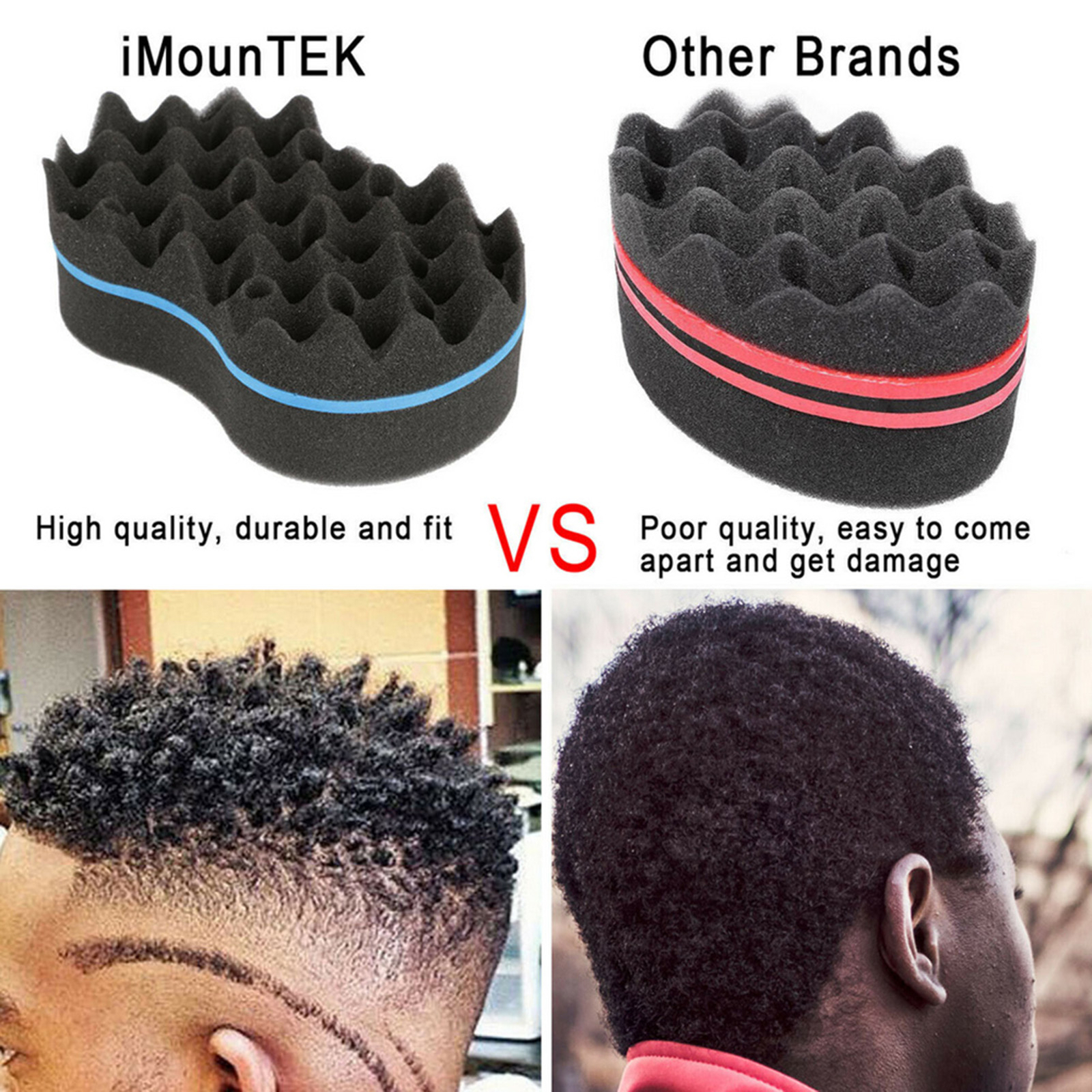 Hair Sponge Brush Dread Dreading Twisting Foam Afro Barber Curl P3K7 | eBay