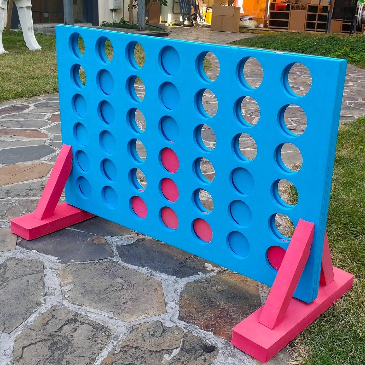 Large Giant 4 In A Row Garden Connect 4 Four Game Kids Outdoor Family ...