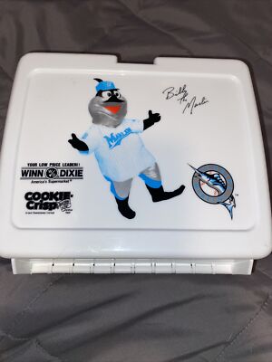 Vintage Florida Marlins BILLY THE MARLIN Lunchbox Lunch Box | eBay