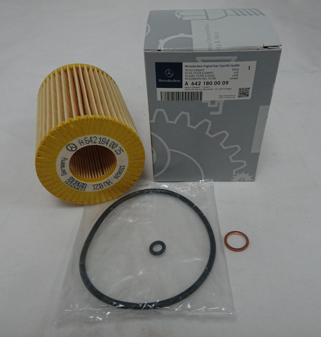 Mercedes-Benz M642 Oil Filter & Washer S-Class W212 E-Class CLS ...