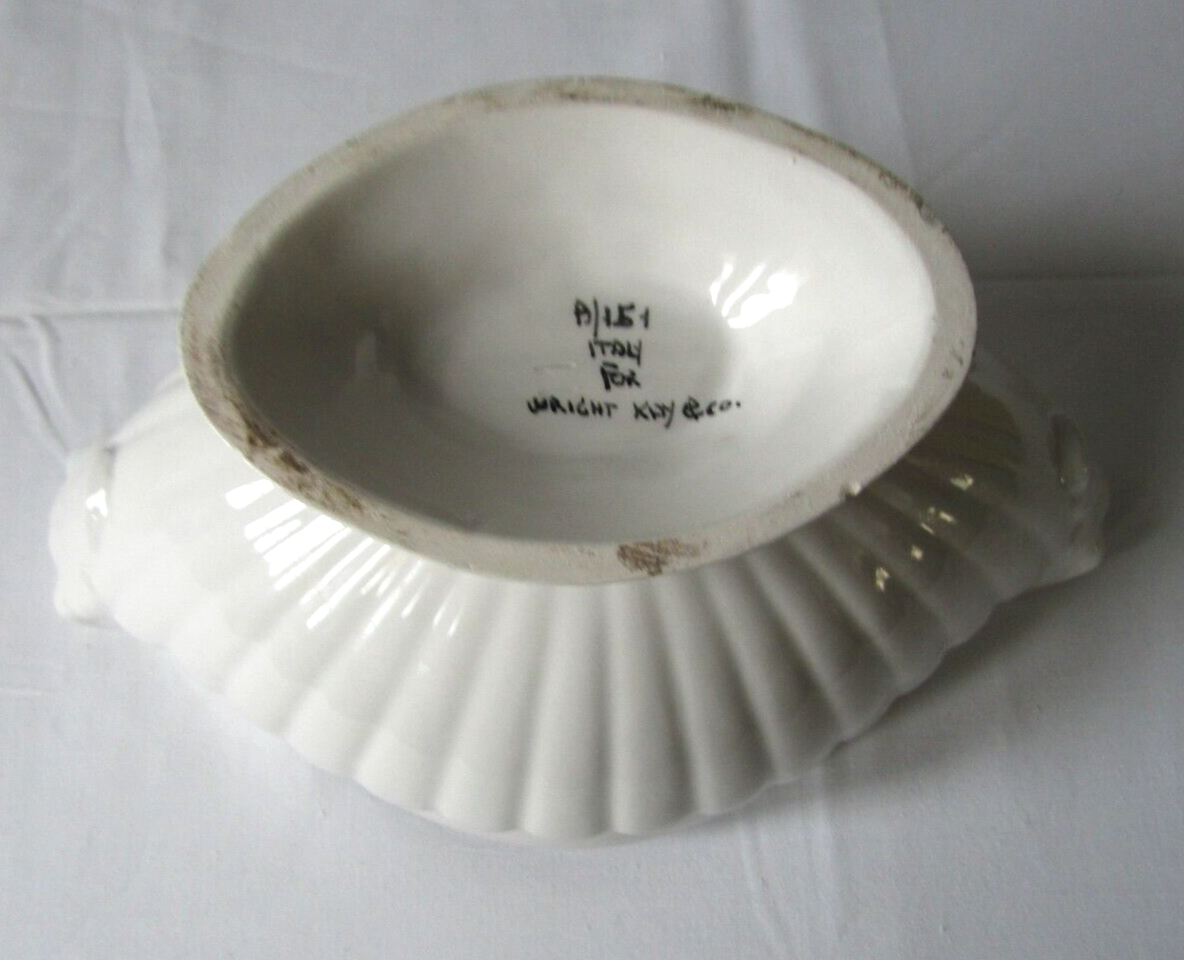 Vintage Wright Kay & Co. Porcelain Rooster Potpourri Dish Made in Italy ...