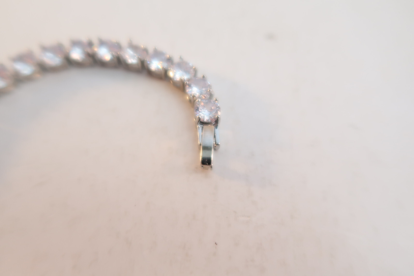 Rizilia Round Cut Tennis Women's Bracelet Jewelry 7" with Red Bag | eBay