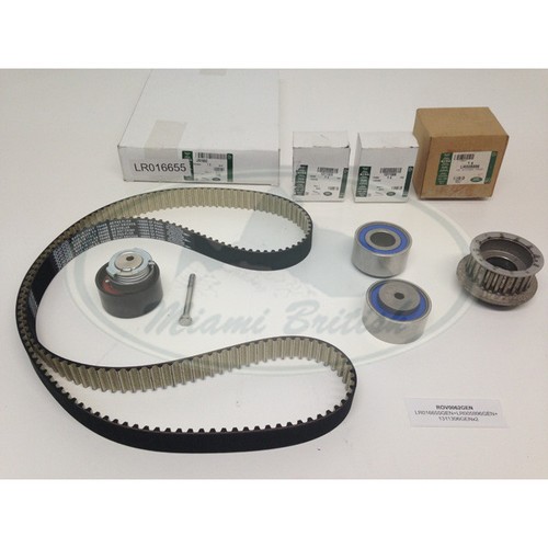LAND ROVER TIMING BELT KIT LR3 LR4 RANGE SPORT 2.7L 3.0L DIESEL ROV0062 ...
