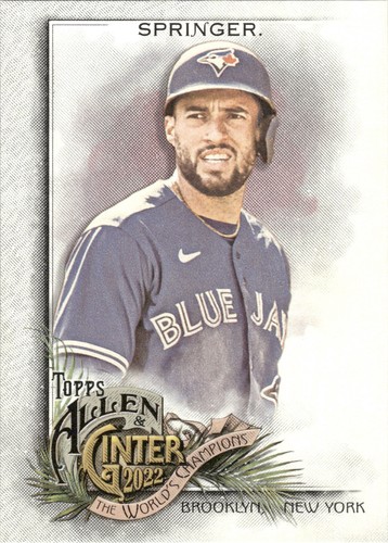 2022 Topps Allen & Ginter #234 George Springer | eBay