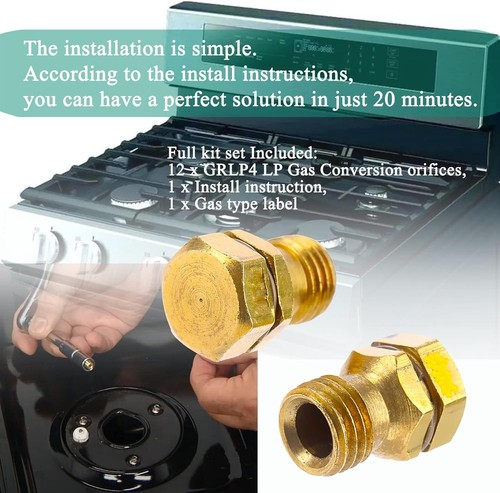 GRLP4 LP Gas Conversion Kit Propane Orifice Replacement Part One Size ...
