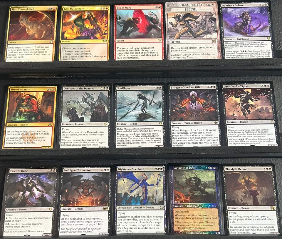 ***Custom Commander Deck*** Rakdos the Showstopper - Demons - EDH Magic ...