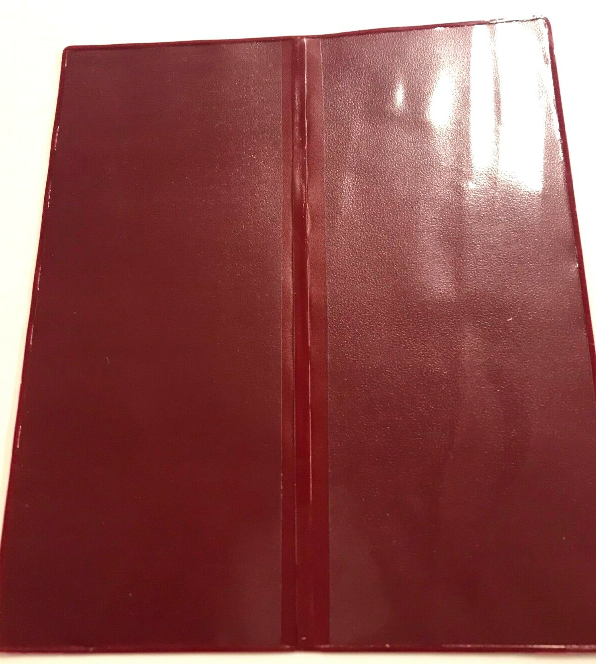 DOUBLE FOLDING LOTTERY TICKET HOLDER/WALLET LEATHER LOOK AND PLAIN ...