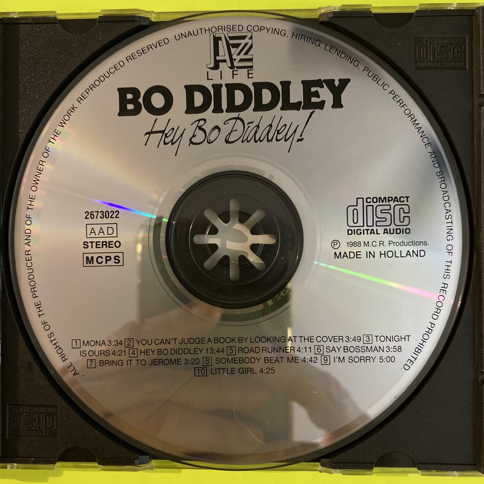 BO DIDDLEY HEY BO DIDDLEY ! (CD) GERMAN IMPORT - EXCELLENT COND - FREE ...