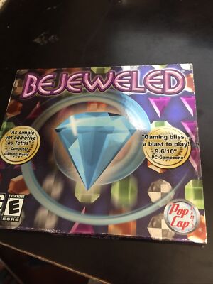 Bejeweled Deluxe PC CD ROM PopCap Game 2005 game for Windows 98/Me/2000 ...