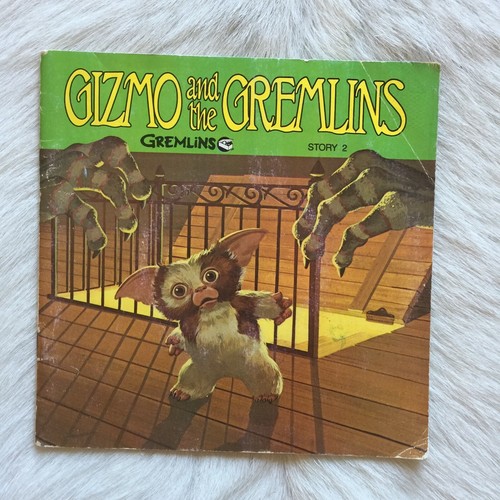 GIZMO AND THE GREMLINS Book and Record Vintage Gremlins Movie Record ...