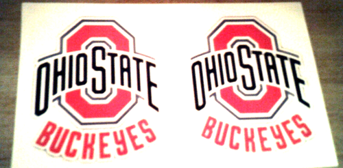 ( 2 ) EXUC,(NEVER USED)OHIO STATE BUCKEYES, Decals - 2024 National ...