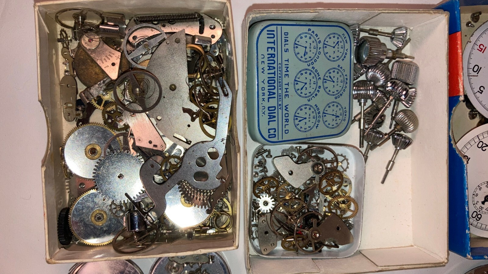 Lot Of Vintage Stopwatch Parts | eBay