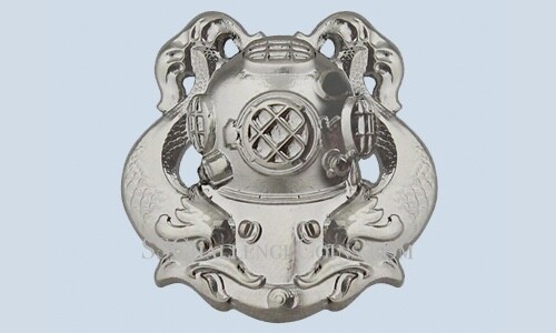 Enlisted Regulation Badge Navy Diver 1st Class Pin First Class Diver ...
