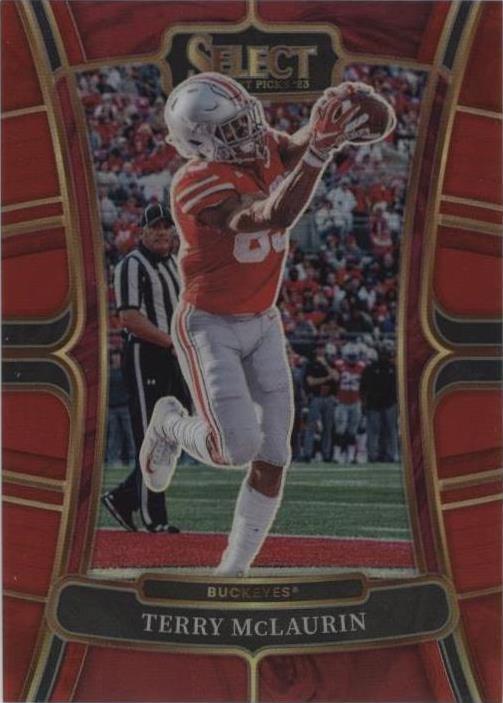 2023 Panini Select Draft Picks - Concourse Terry McLaurin #70 Red Prizm ...