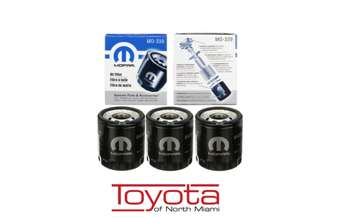 3 Mopar OEM Engine Oil Filter MO-339 For Jeep Chrysler Dodge Ram Oil ...