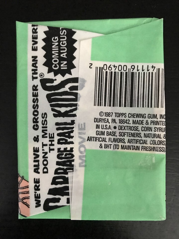 1987 Topps Garbage Pail Kids 10th series single Wax Pack | eBay