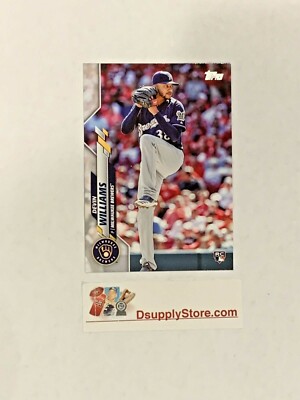 2020 Topps Update Devin Williams Rookie RC Milwaukee Brewers # U-113 ...