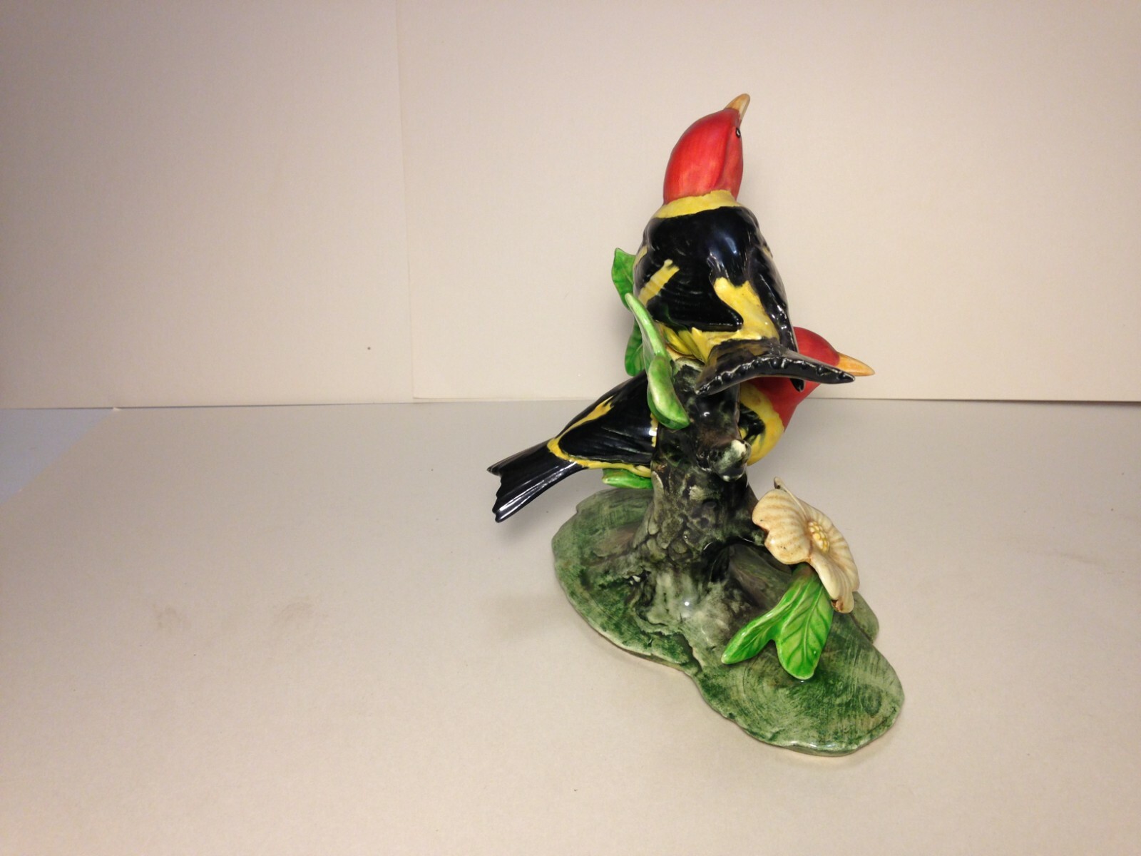 Stangl Pottery Bird #3750 Double Western Tanager 8" Art Figurine MFG Ex ...