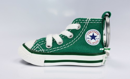 NWT Converse Keychain Key Ring "ALL STAR CHUCK TAYLOR PATCH SNEAKER GRN ...