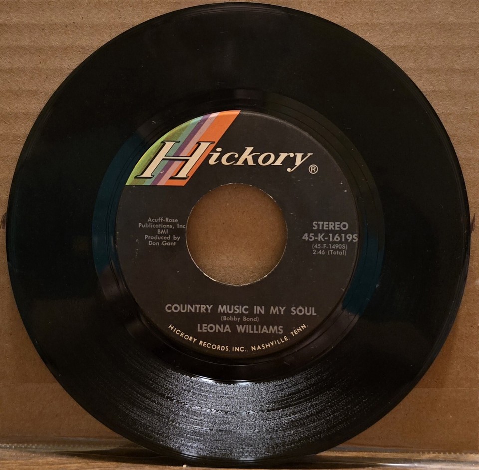 Leona Williams - The Boys and Lucy Brown/Country Music - 45rpm Vinyl 7 ...