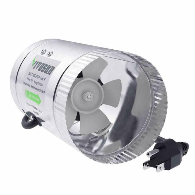 Vivosun 6 Inch 240 Cfm Inline Duct Booster Fan Ventilation Exhaust Air