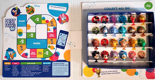 Disney Best Buddies Micro Popz Collectors Album & 19 Figures | eBay