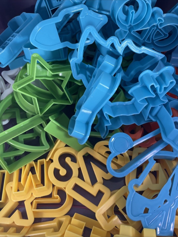 Cookie Cutter Or Playdough Shapers Letters ,Shapes ,Cars ,Over 90 ...