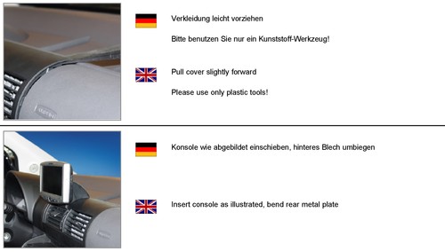 KUDA Phone Mount 296555 Compatible With Navi VW Fox From 04/05 | eBay