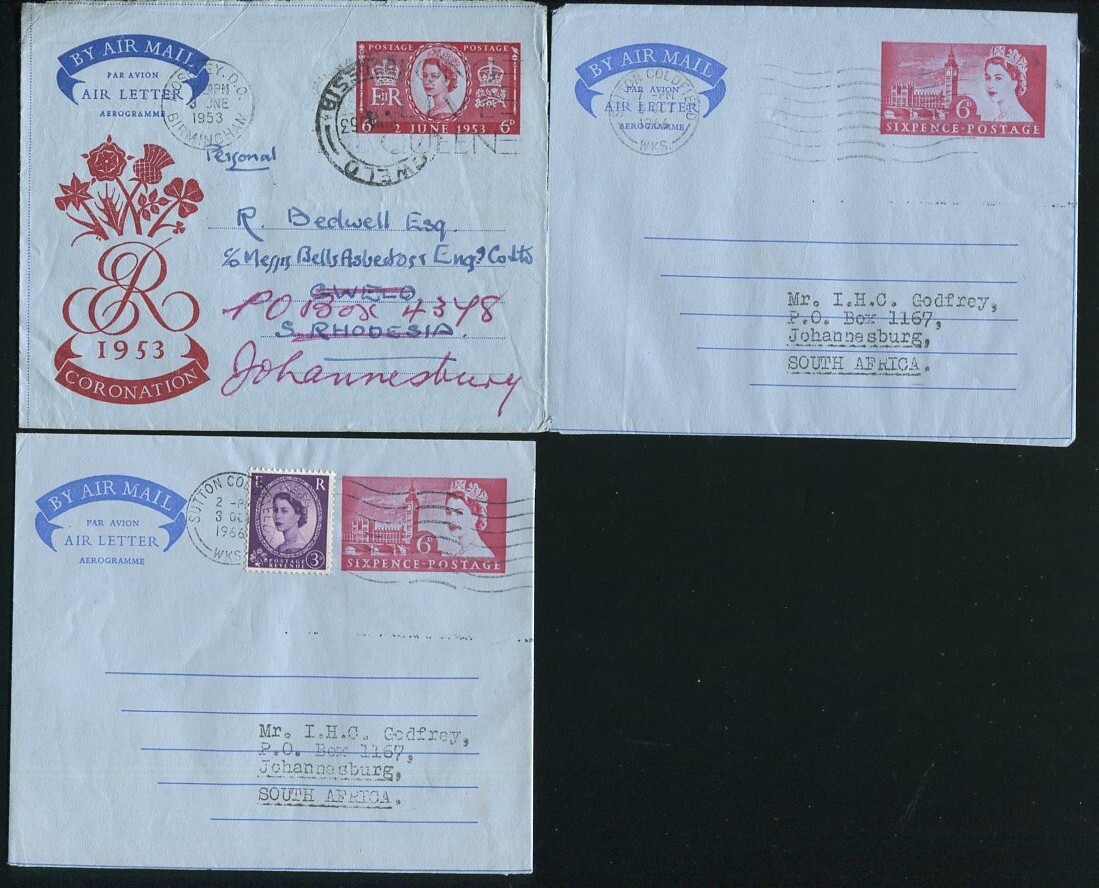 GREAT BRITAIN 1953 CORONATION AIR LETTER FIRST DAY | eBay