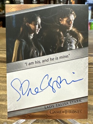 Game of Thrones Arts and Images Quotable Autograph Oona Chaplin as Lady ...