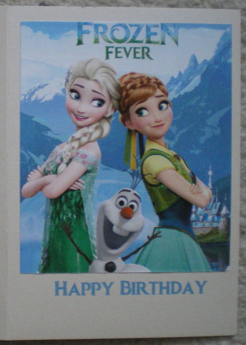Disneys Frozen Birthday Cards You're 3 Disney Frozen Princess Elsa