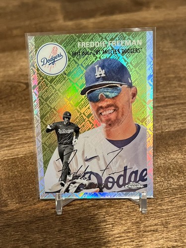 2023 Topps Chrome Platinum TOPPS LOGO REFRACTOR /499 Freddie Freeman ...