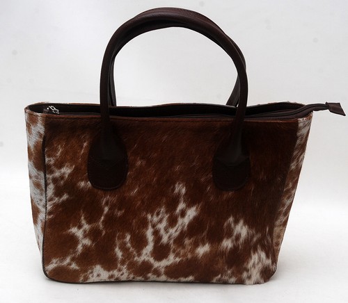 Cowhide Tote Bag Handbag Purse Shoulder Laptop Bag Pocketbook Woman LHB ...