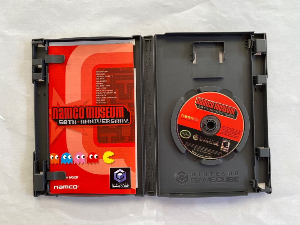 Namco Museum 50th Anniversary Nintendo GameCube 2005 Video Game Box ...