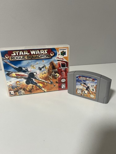 Nintendo N64 Star Wars: Rogue Squadron Game Cartridge With Rental Box ...