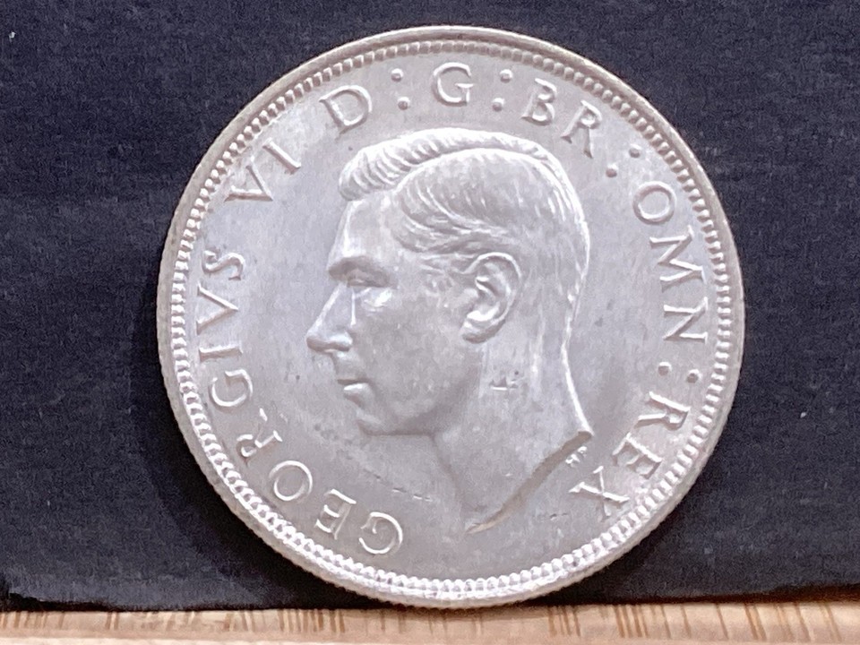 1941 Half Crown George VI Silver Coin Extra Fine High Grade | eBay UK