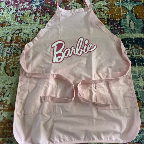 Barbie Pink Apron One Size Fits All Chef Cooking Activities Family Fun ...