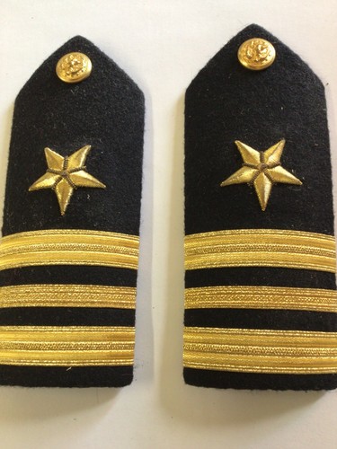 US Navy Lt Commander Rank Shoulder Boards (Set of 2 Pieces) Excellent ...